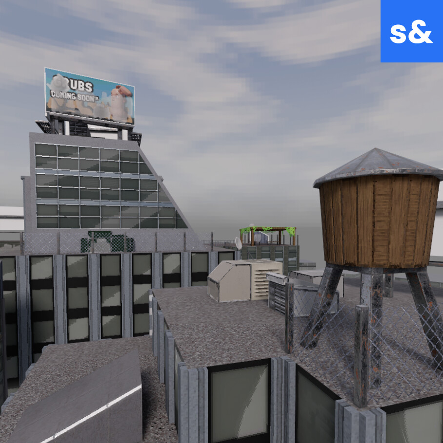 ArtStation - Parkour Painters Rooftops Map