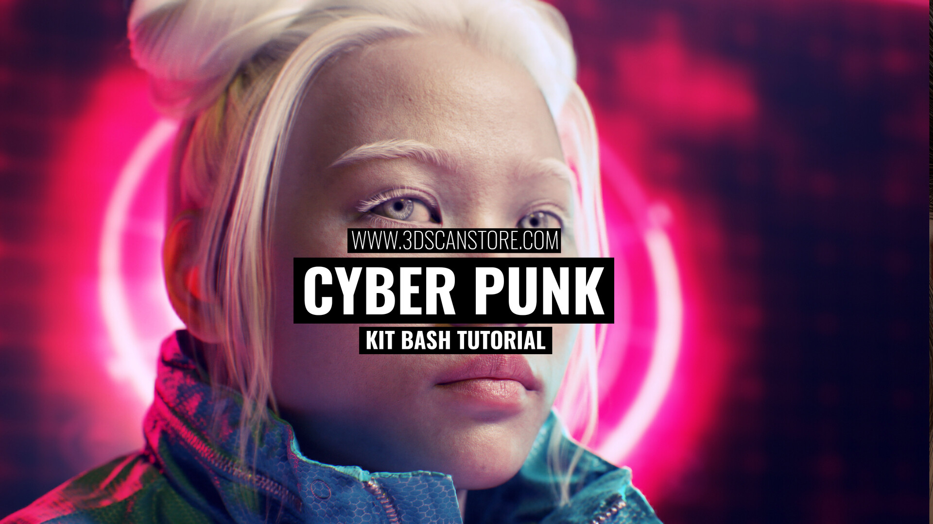 ArtStation - Cyber Punk Kit Bash Tutorial