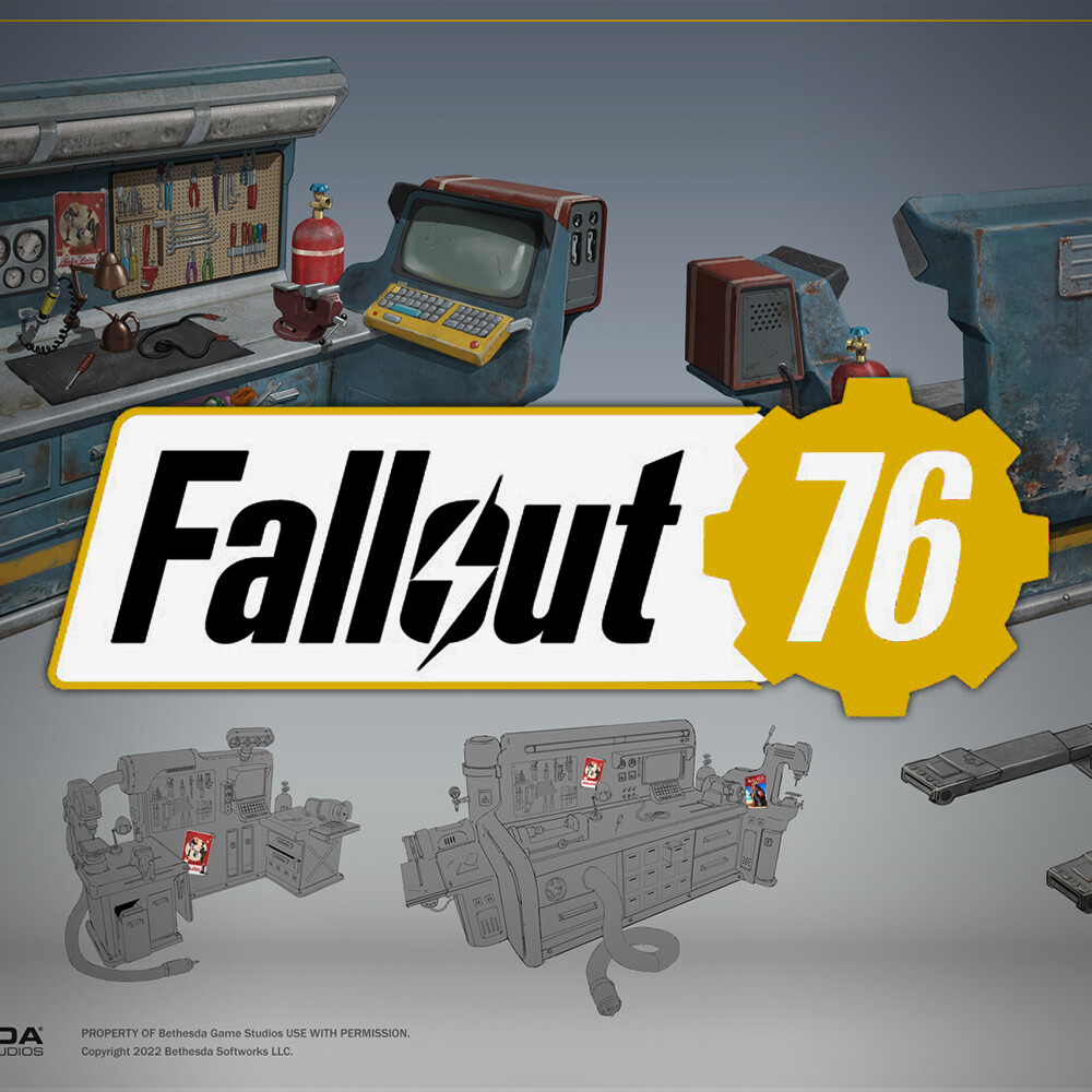 ArtStation - Fallout 76 Tinkerer's Bench