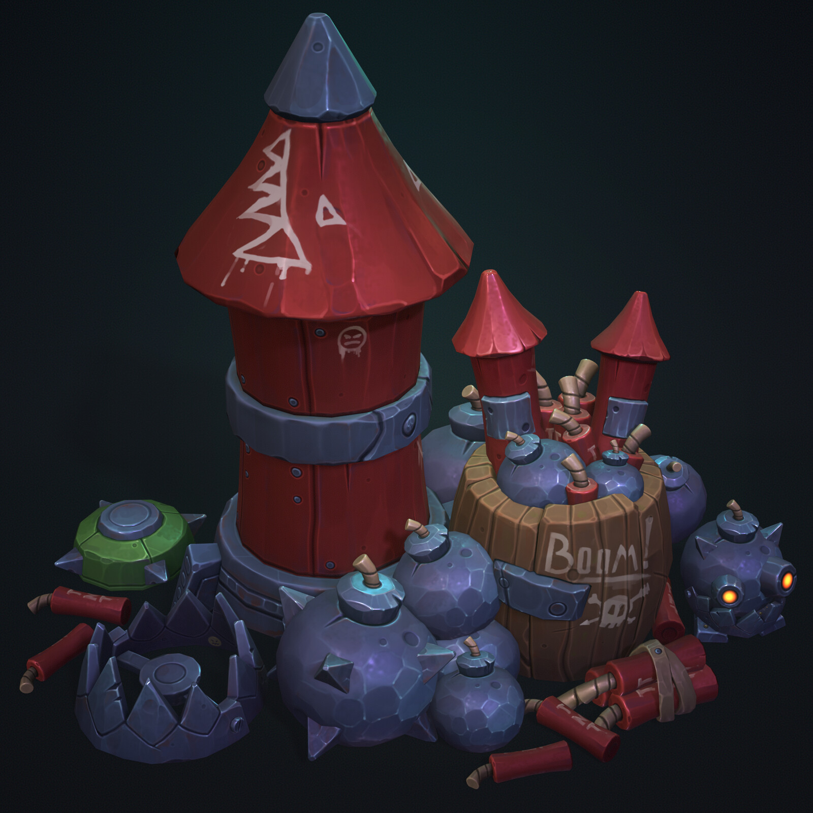 ArtStation - Stylized Goblin Explosives