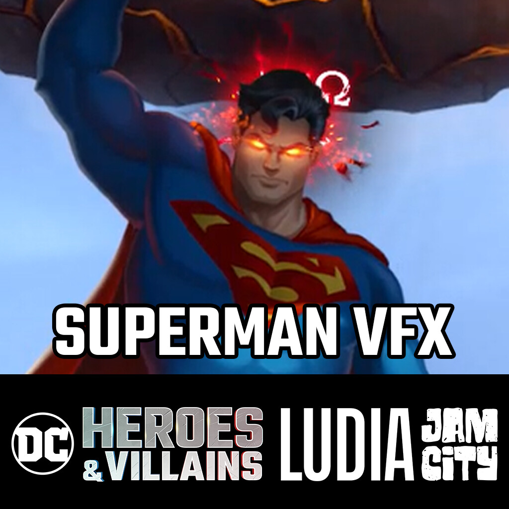 ArtStation - DC Heroes and Villains - Superman Boss Fight VFX