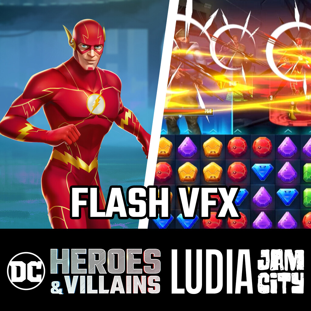 ArtStation - DC Heroes and Villains - Flash VFX