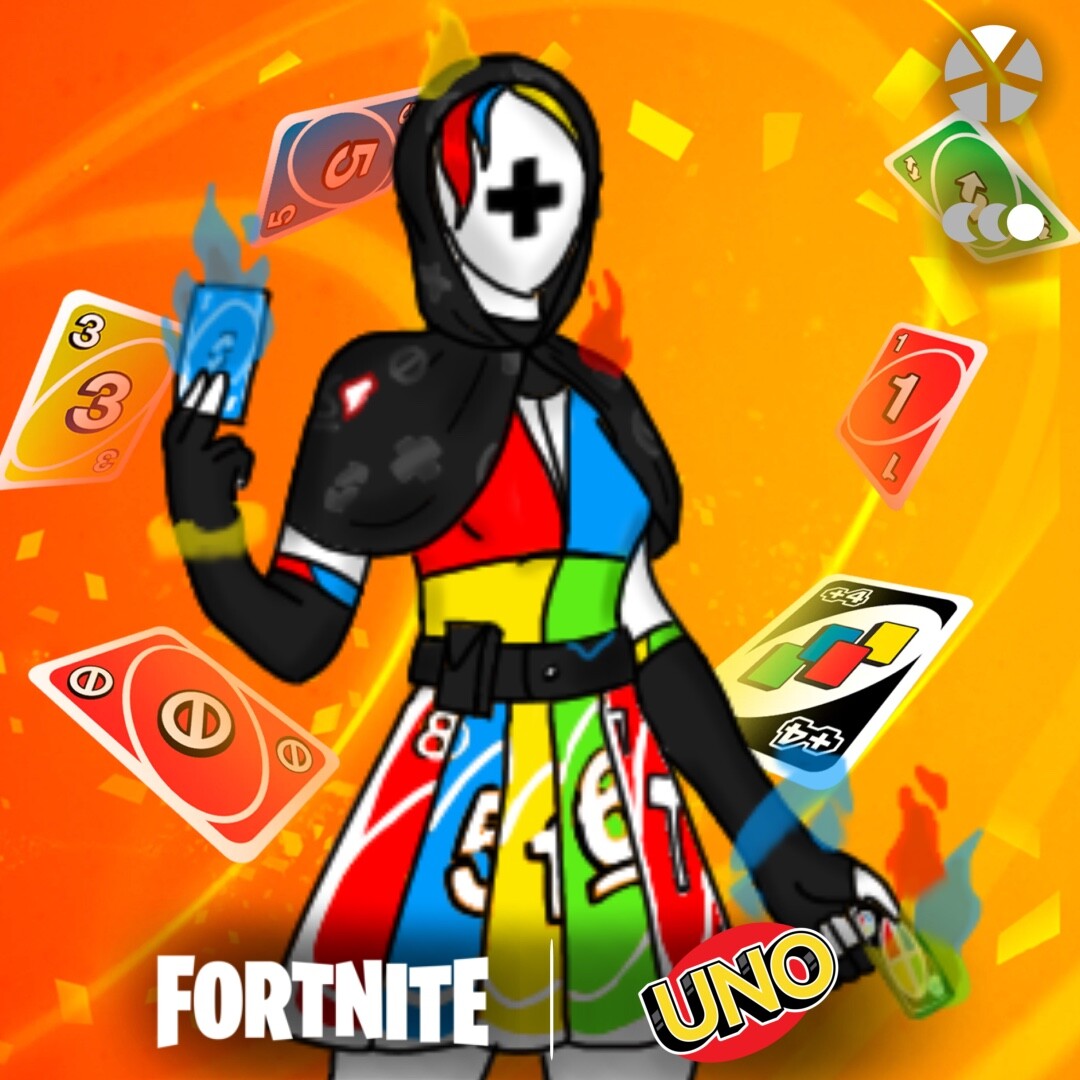 ArtStation - Fortnite Collaboration Concept | The “Uno!” Set