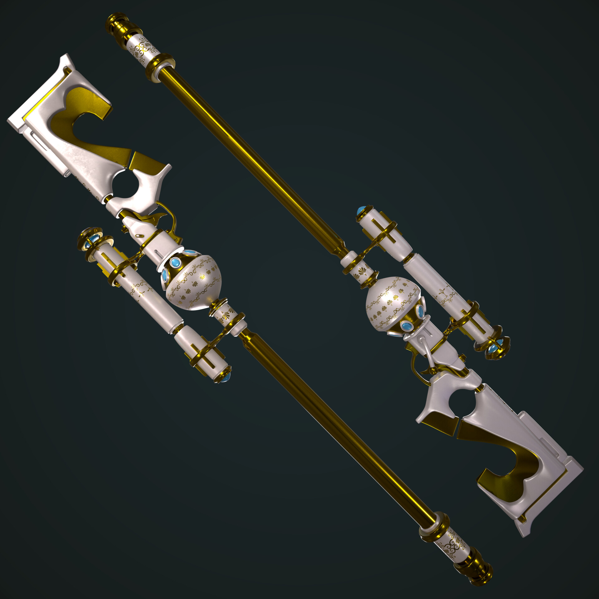 ArtStation - Golden Sniper Gun