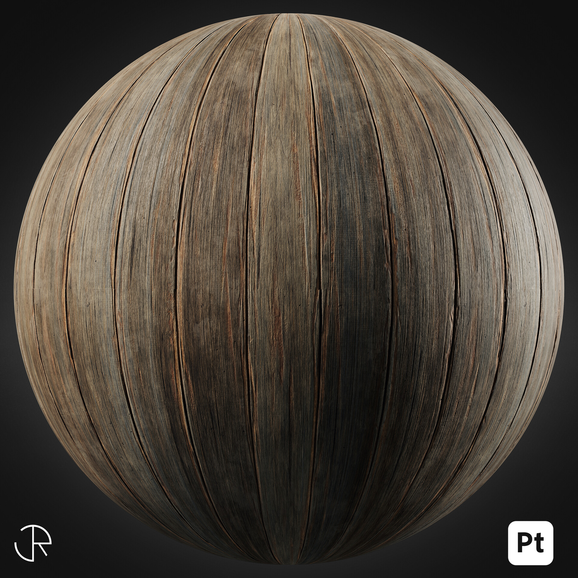 ArtStation - Substance Painter Tutorial | Wood Plank Material Breakdown