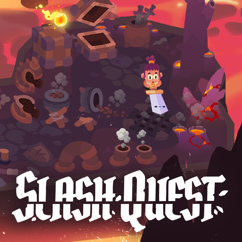 ArtStation - Slash Quest - Caverns Environment Concept Art