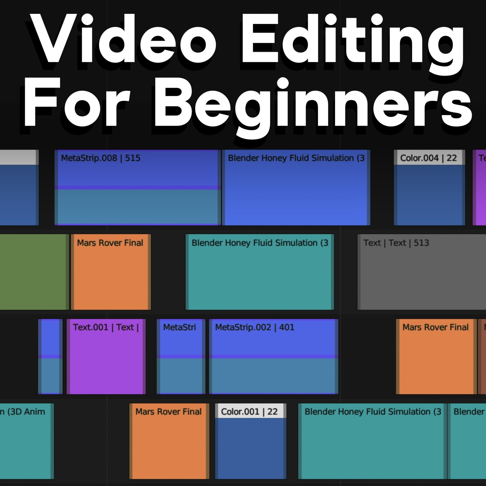 ArtStation - Video Editing with Blender for Complete Beginners
