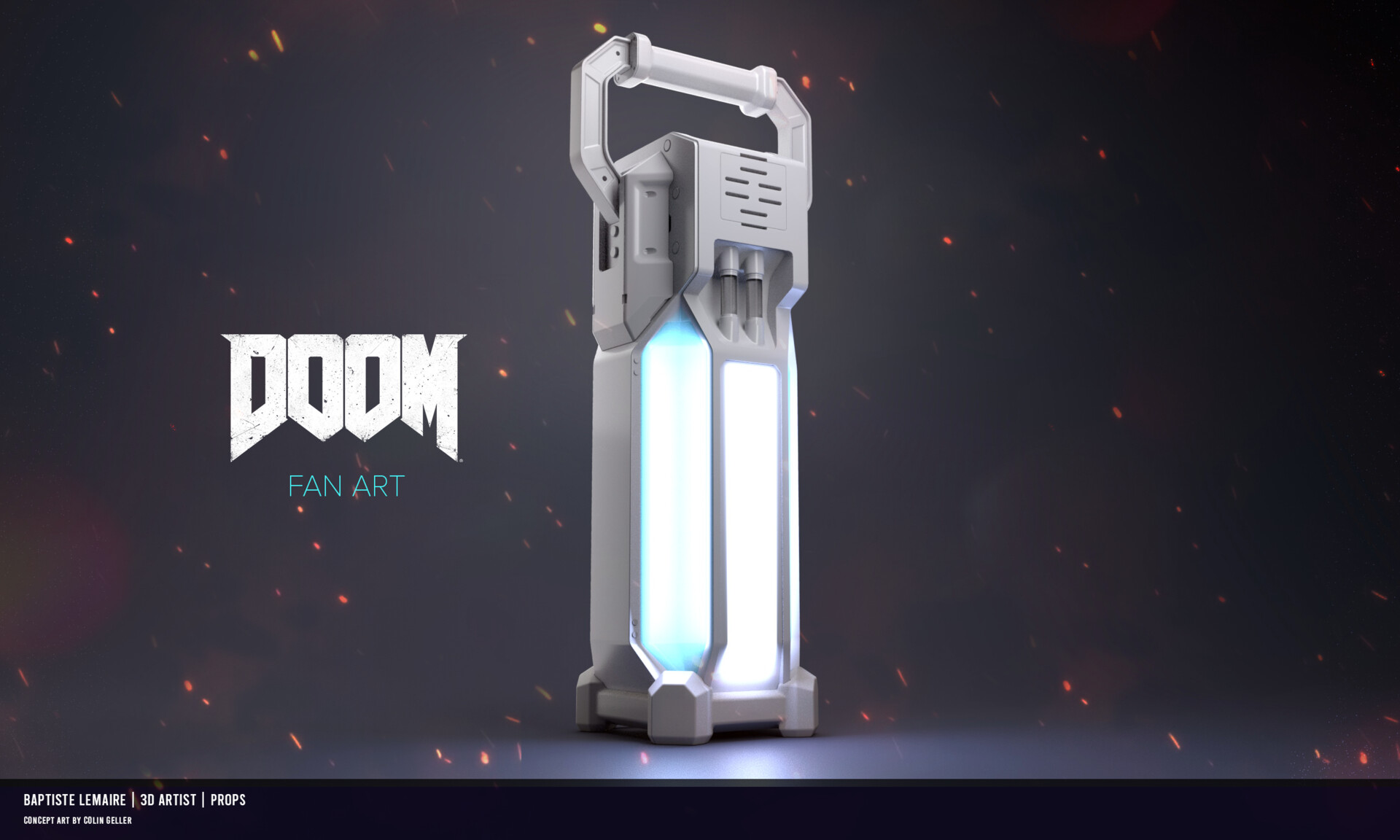 ArtStation - * WIP * Doom Props - Hardsurface #01