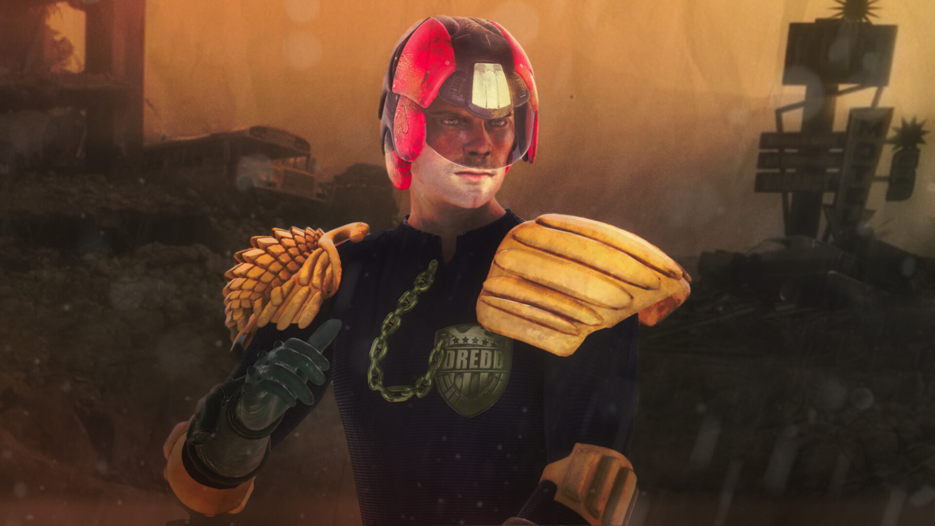 ArtStation - Judge Dredd Comic Game Ready 3D Model
