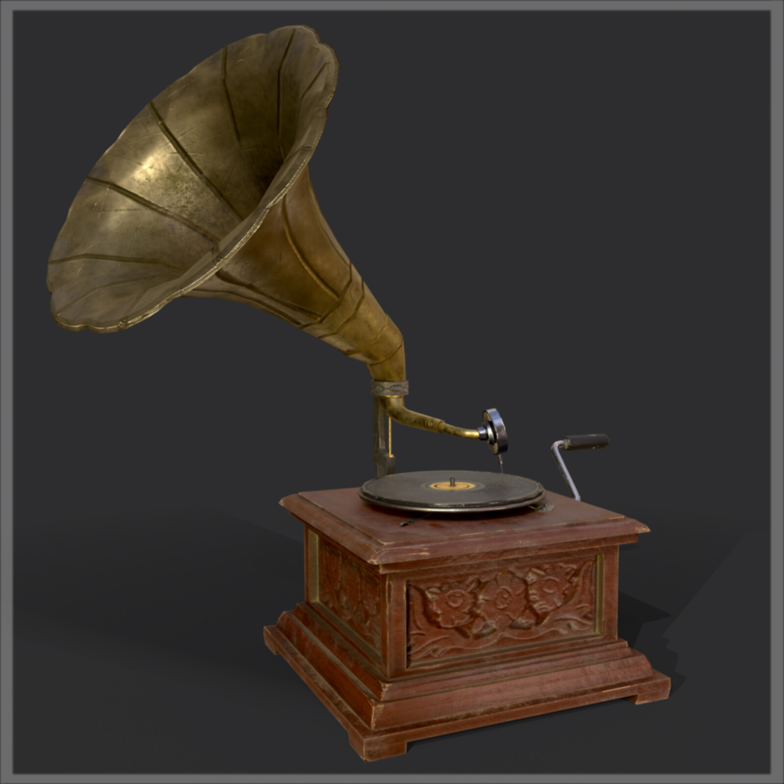 ArtStation - Old Victorian Gramophone