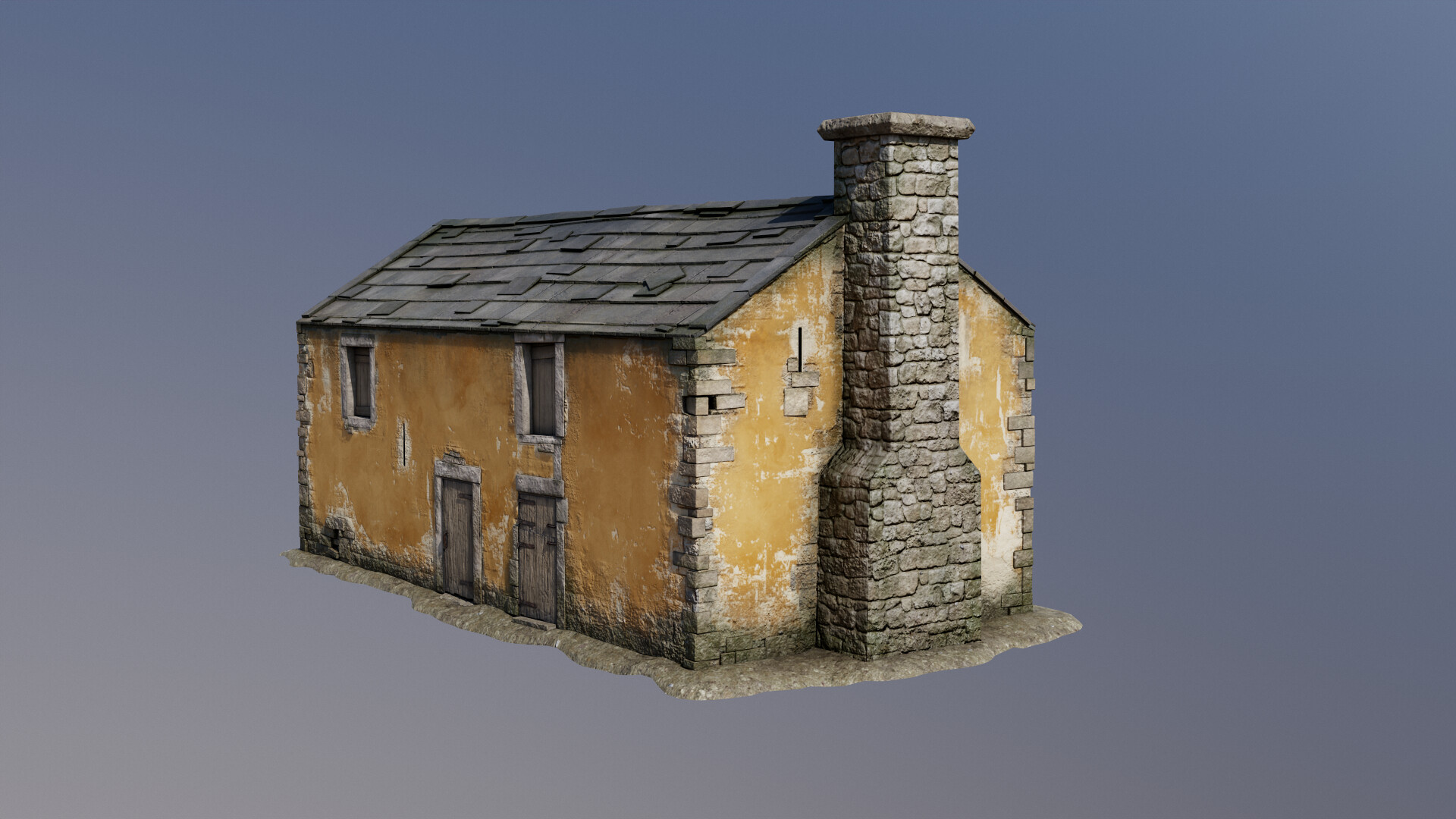 ArtStation - Stone barn