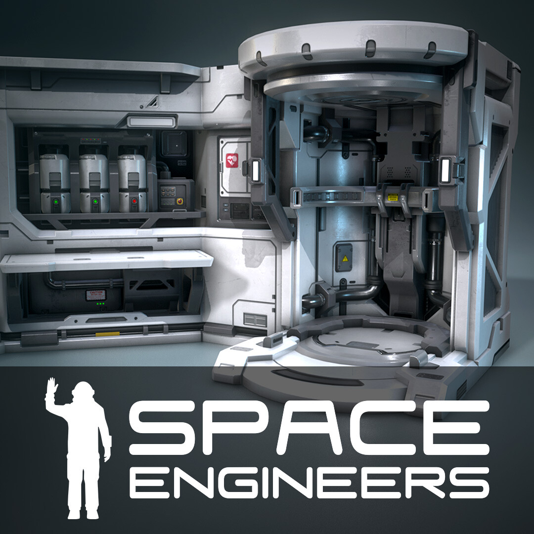 ArtStation - Space Engineers - Corner Medical Room