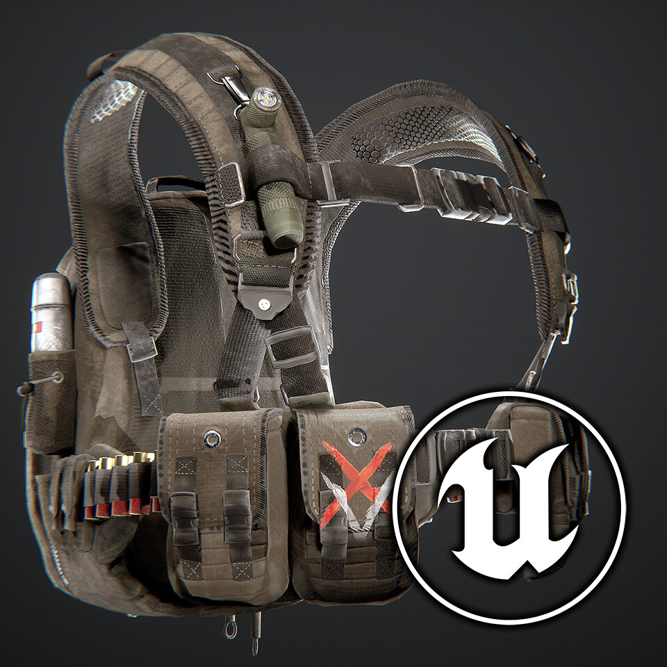 ArtStation - Fisherman's friend - Backpack model