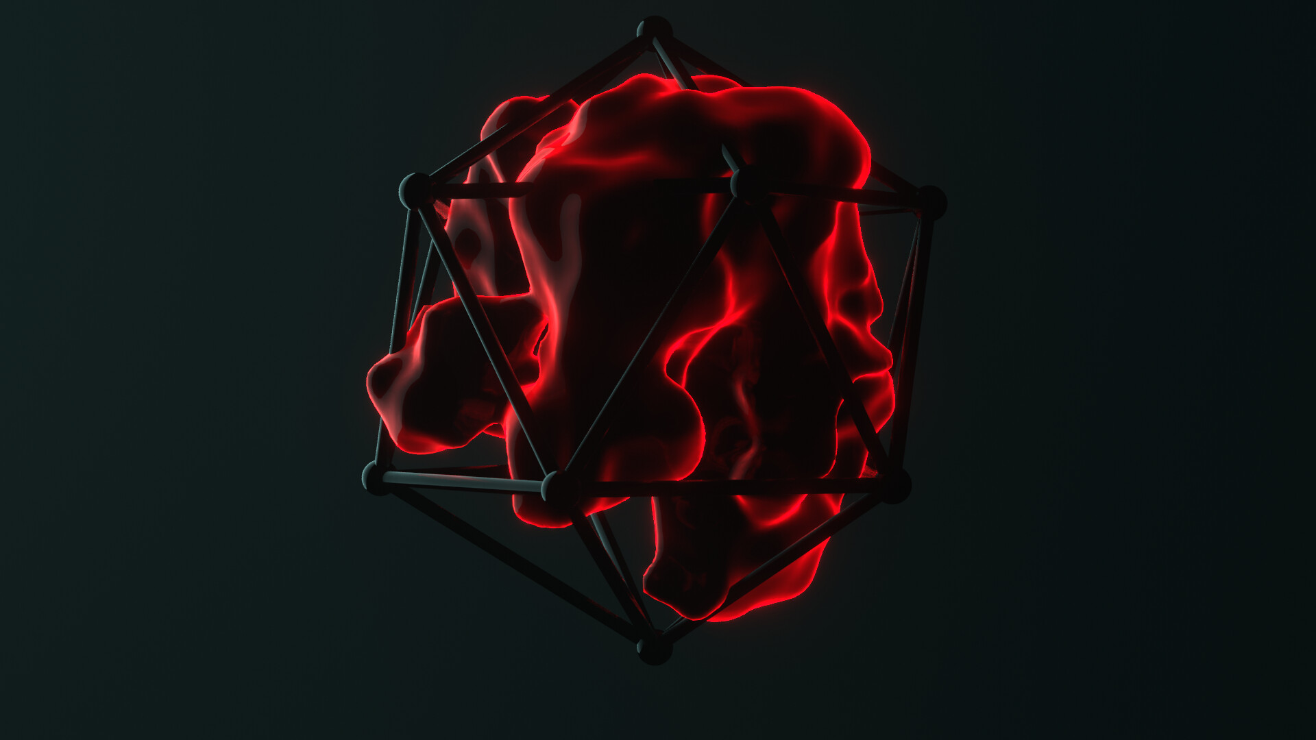 ArtStation - Alien liquid in a cage