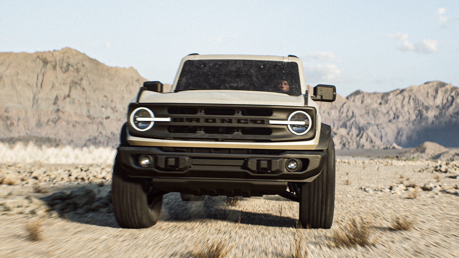 ArtStation - Ford Bronco Desert Race