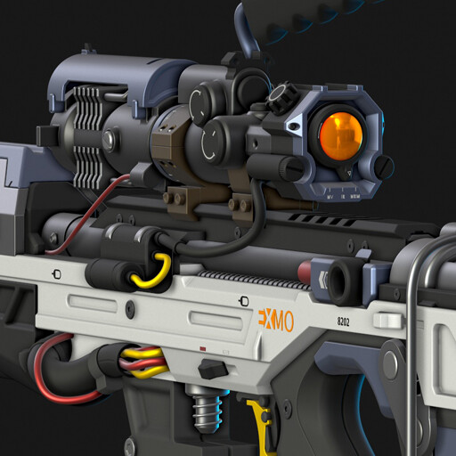 ArtStation - Bullpup Rifle