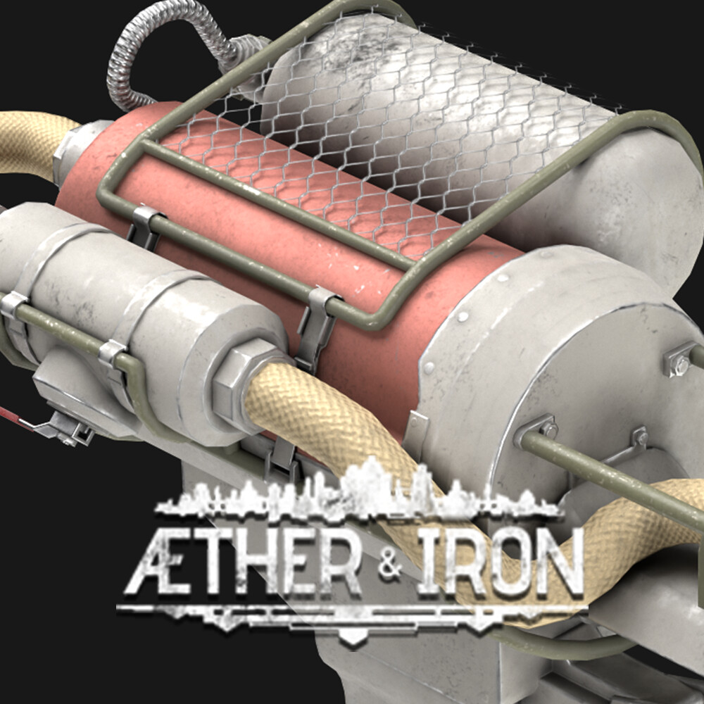 ArtStation - Aether & Iron : Flamethrower