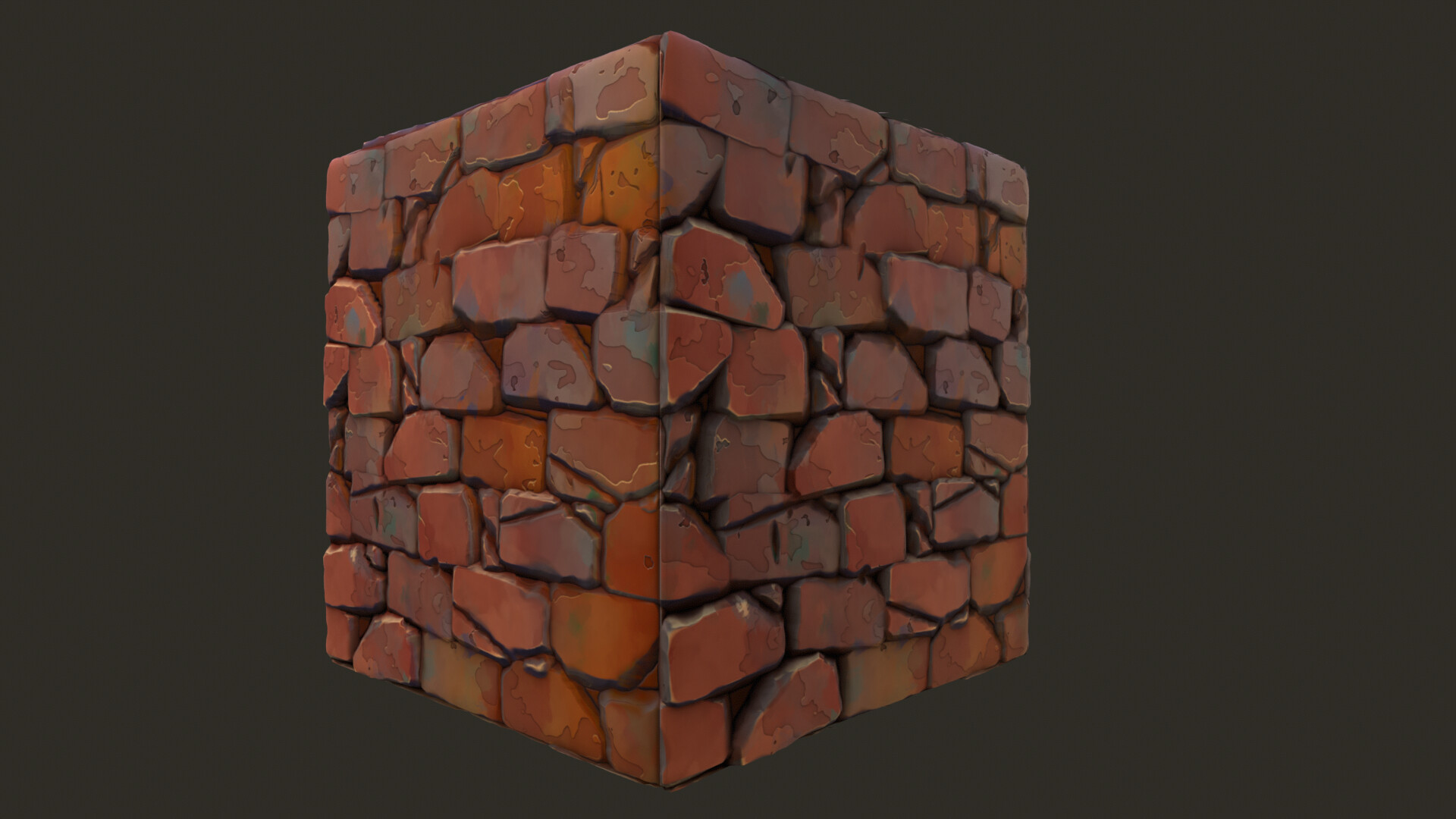 ArtStation - Stylized Brick Material
