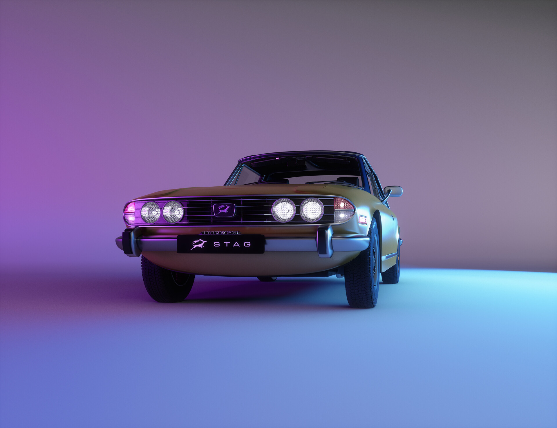 ArtStation - TRIUMPH STAG | CGI Ultra Realistic Studio Shoots