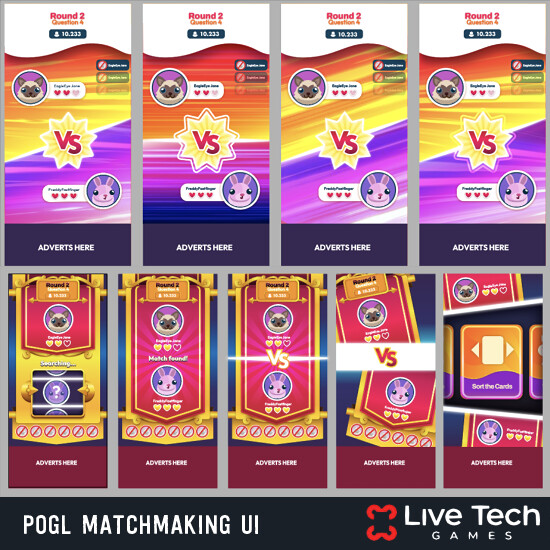 ArtStation - POGL Matchmaking UI