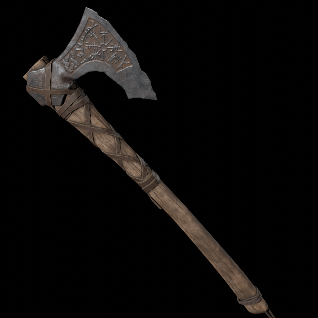 ArtStation - Old viking axe