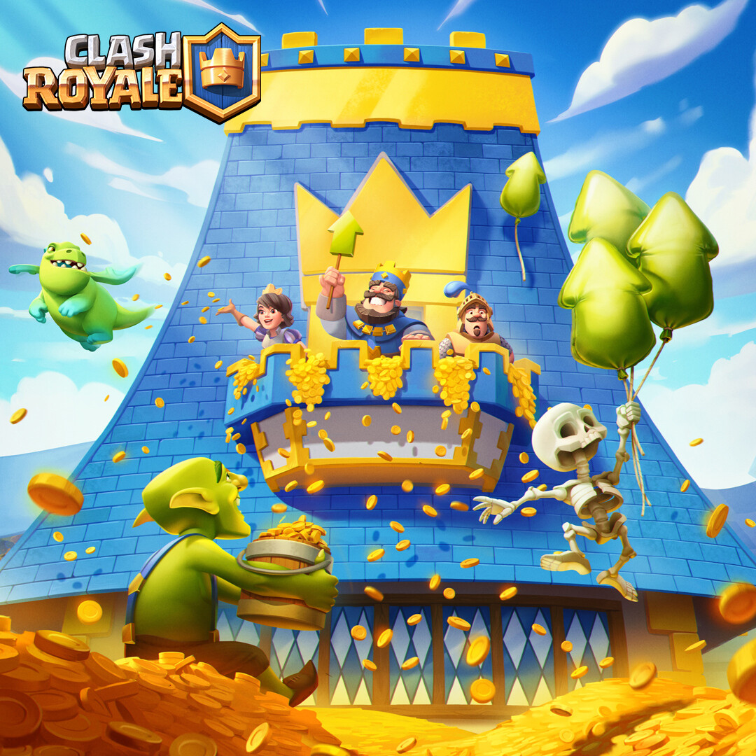 ArtStation - Clash Royale - Slash Royale Key Art