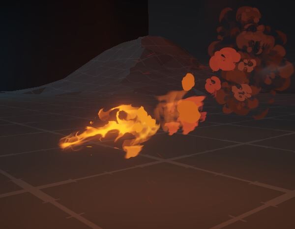 ArtStation - Flame Burst 2.5D Realtime VFX