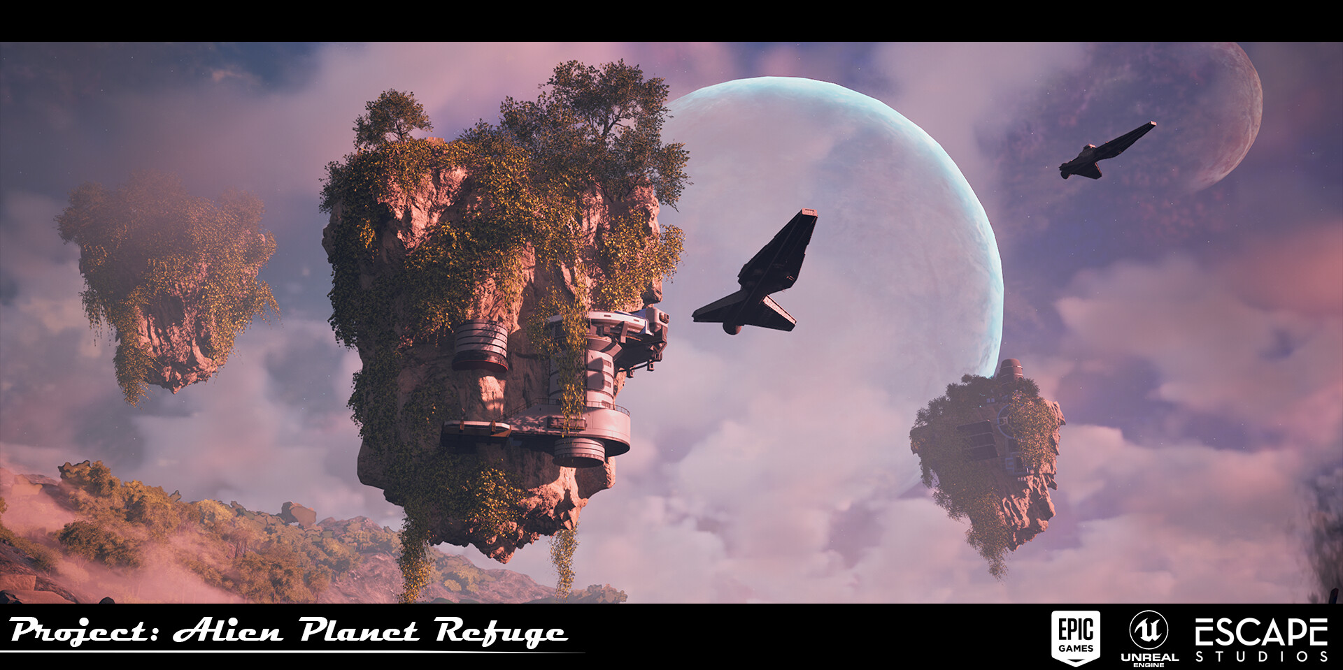 ArtStation - Alien Planet Refuge
