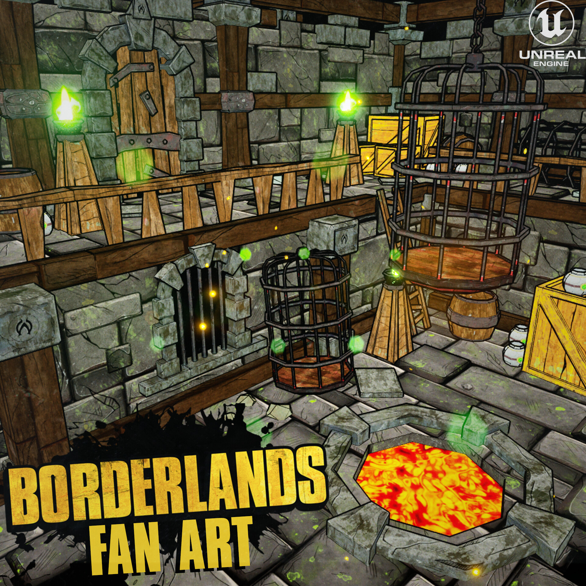 ArtStation - Borderlands Fan art scenario