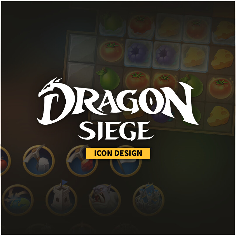 ArtStation - Mobile SLG game - Dragon Siege [ICON]