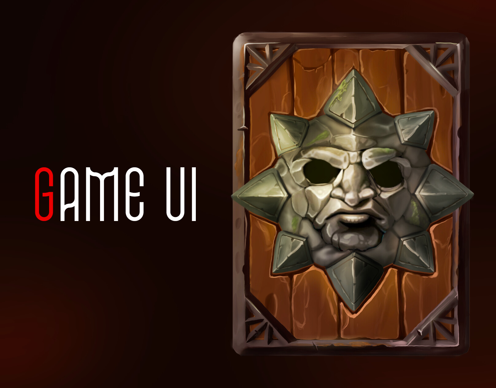 ArtStation - UI art for card game