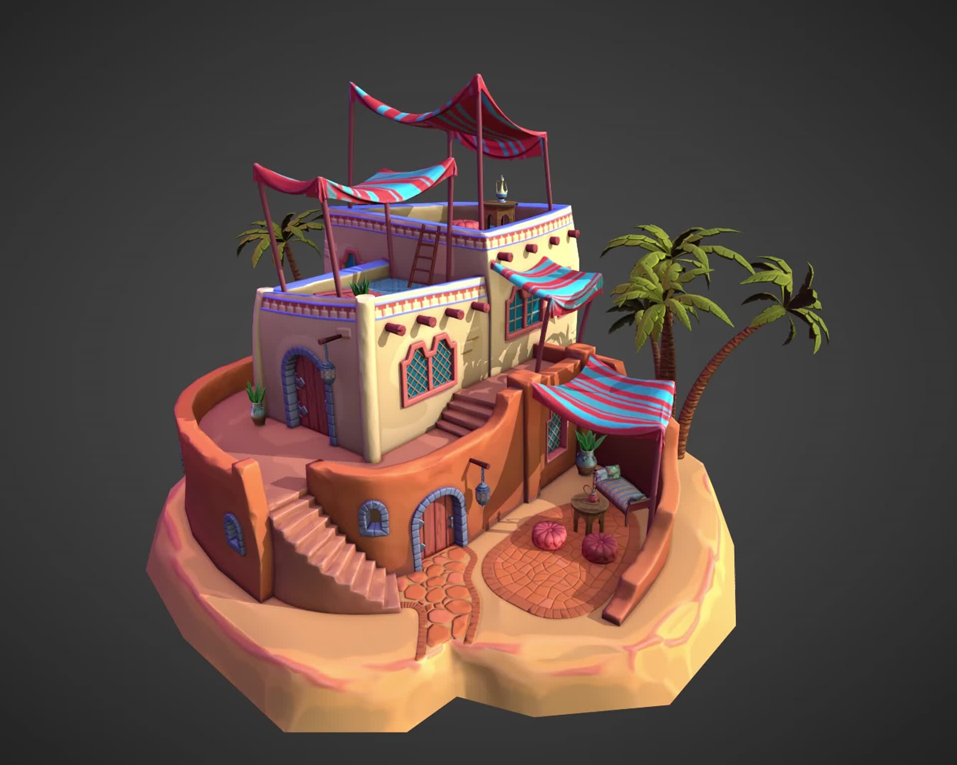 ArtStation - Casual 3D Building
