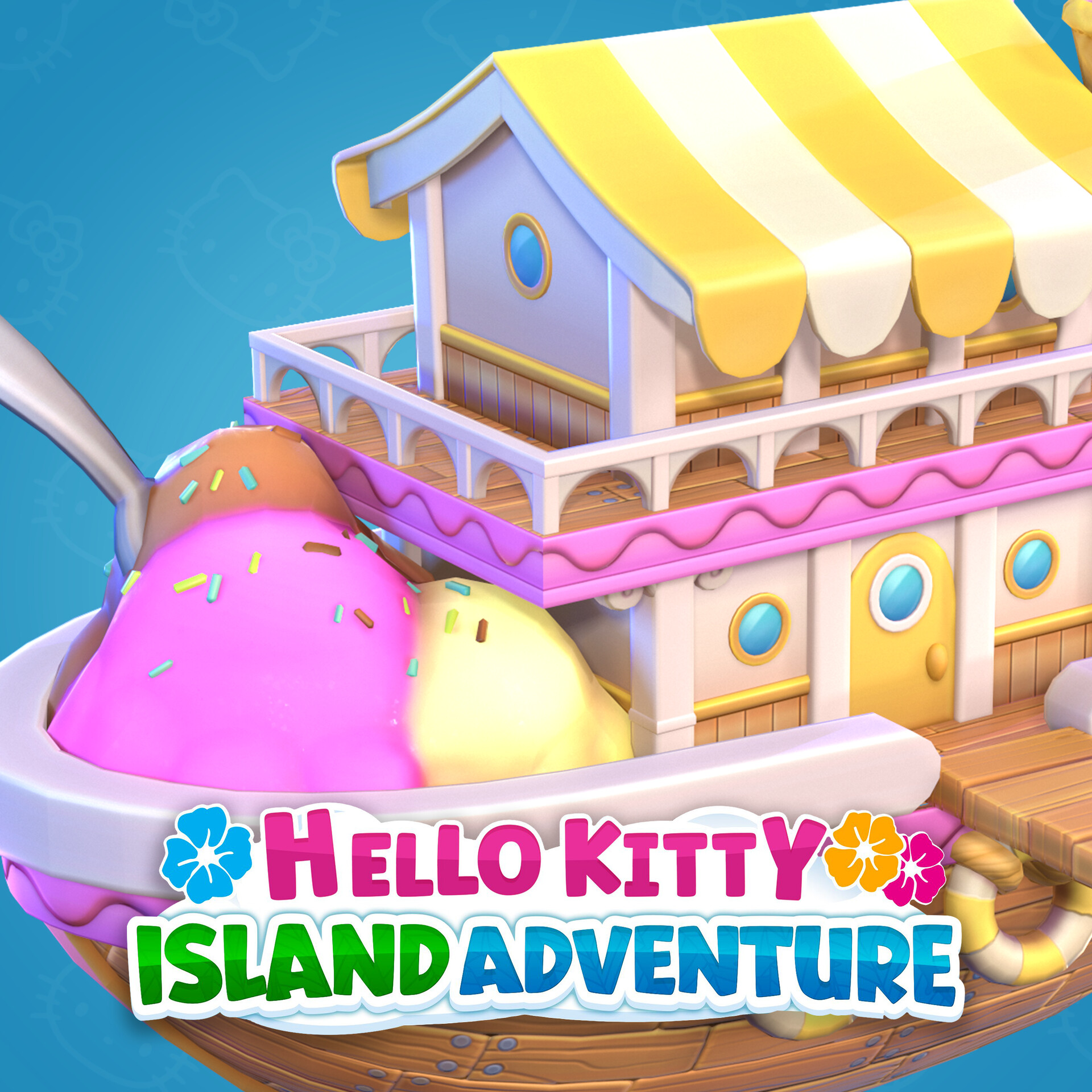 ArtStation - Hello Kitty Island Adventure - Dessert Boat