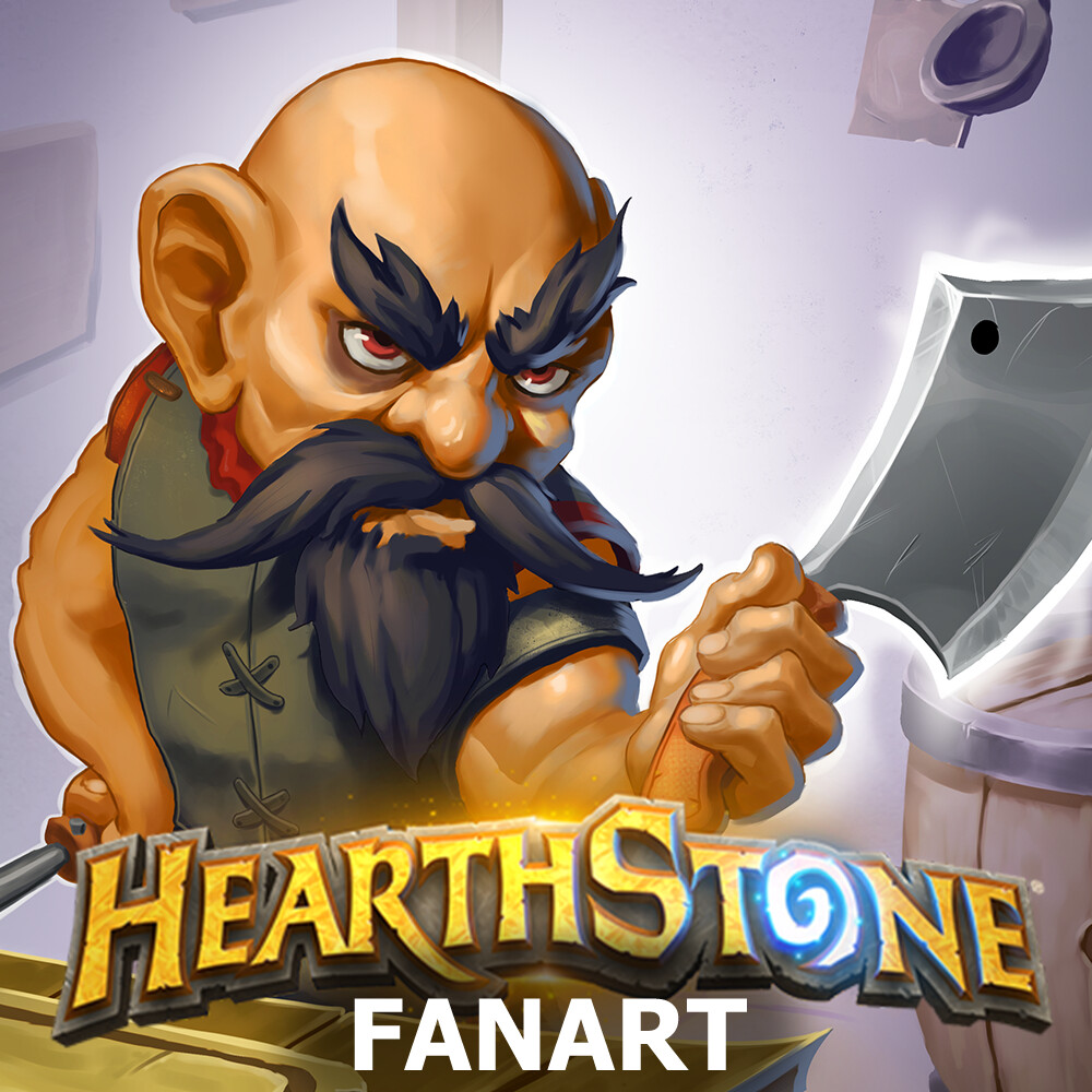 ArtStation - Hearthstone Fanart: Scabbs Cutterbutter