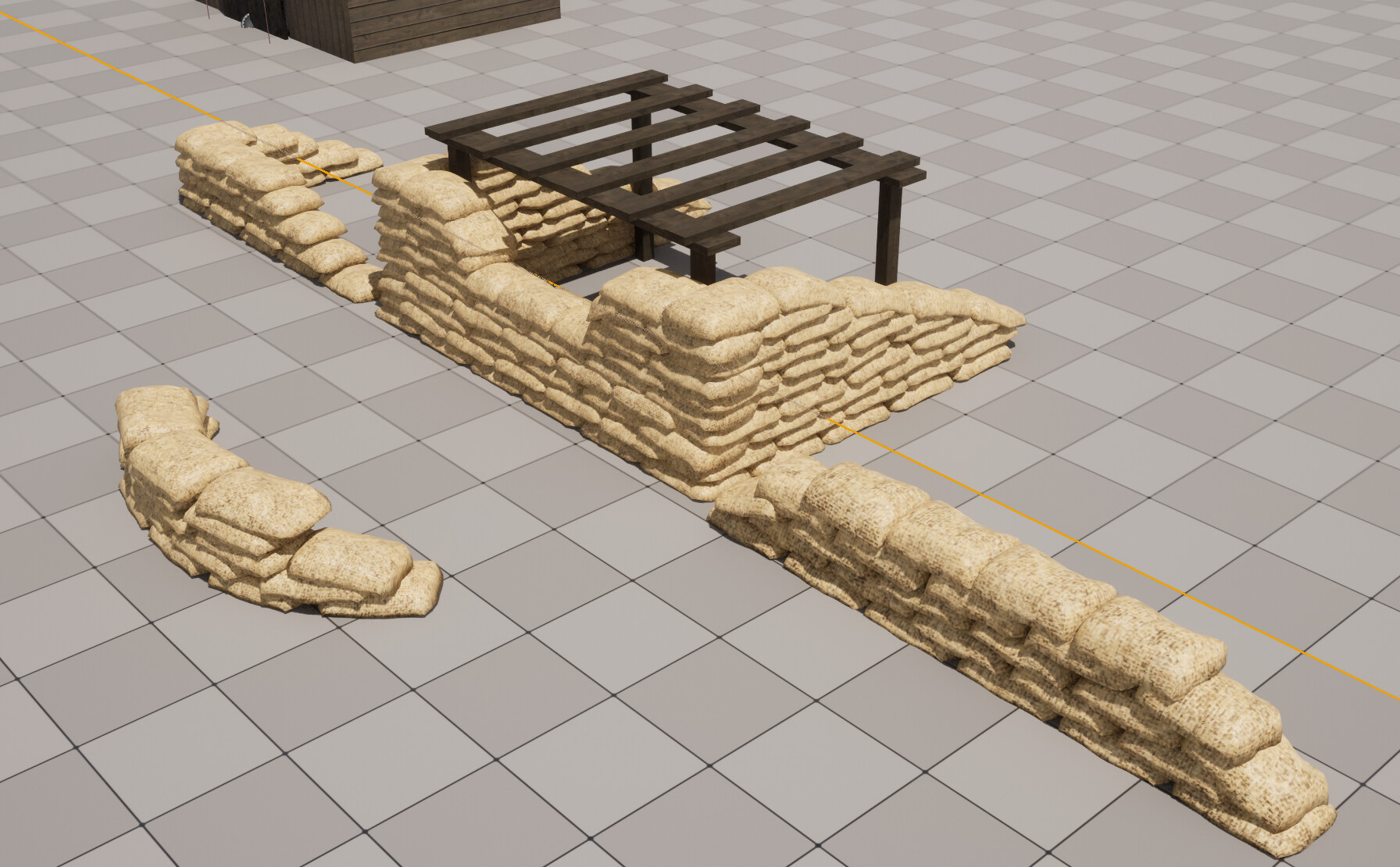 ArtStation - Sandbag set