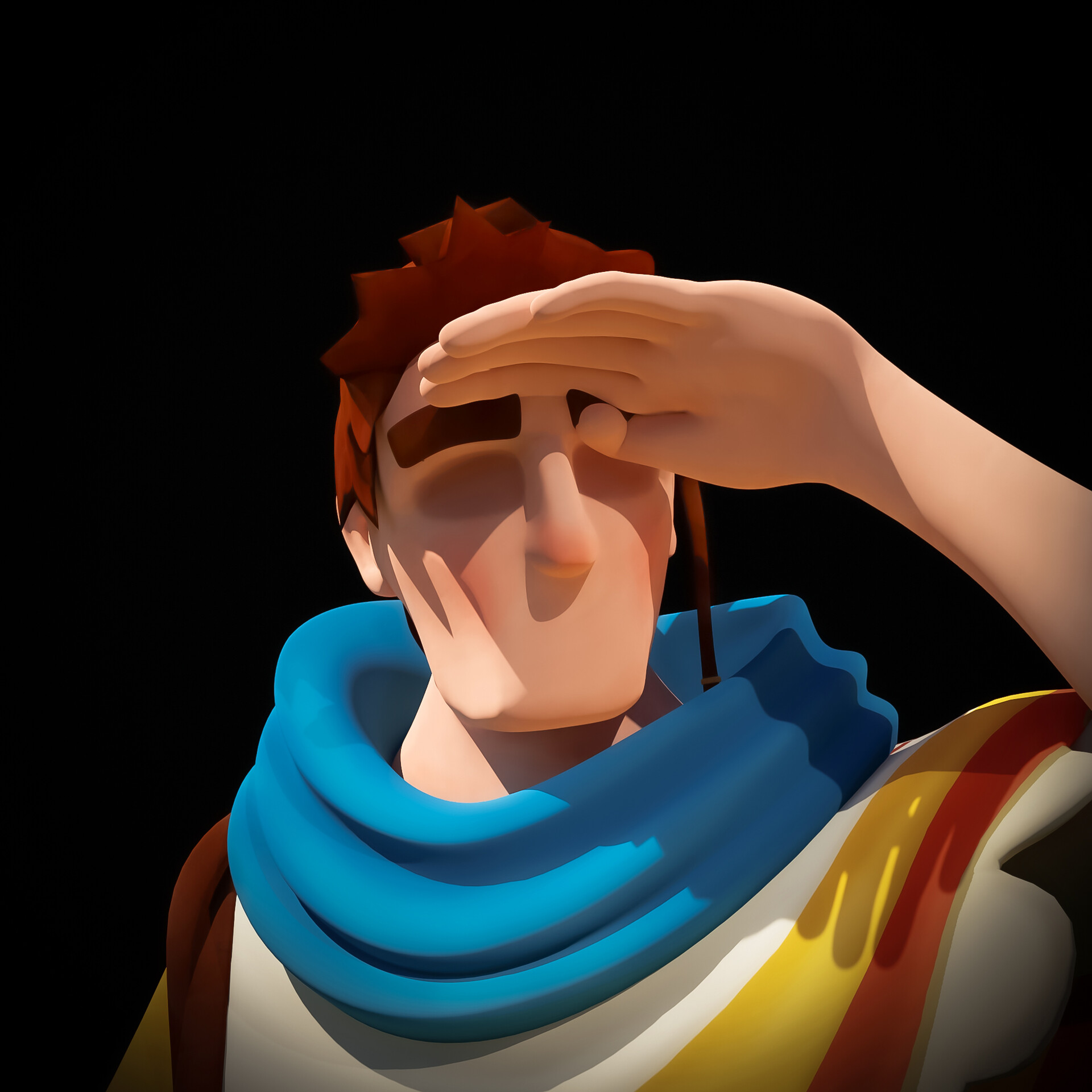 ArtStation - Character in poncho