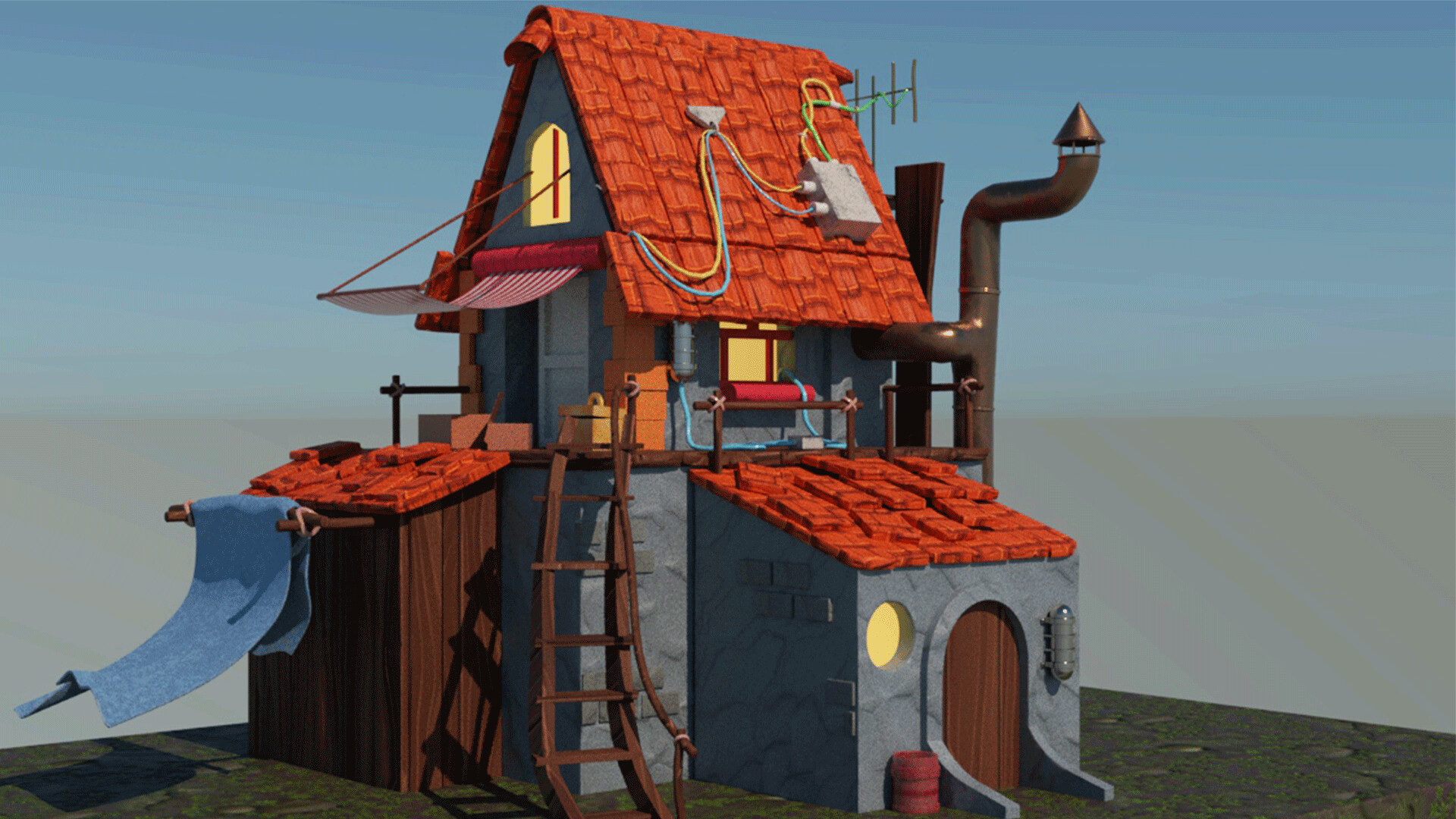ArtStation - Stylized Fantasy House