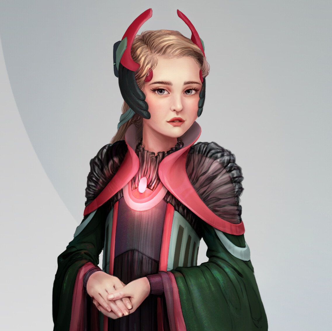 ArtStation - Sci-fi Princess Concept art