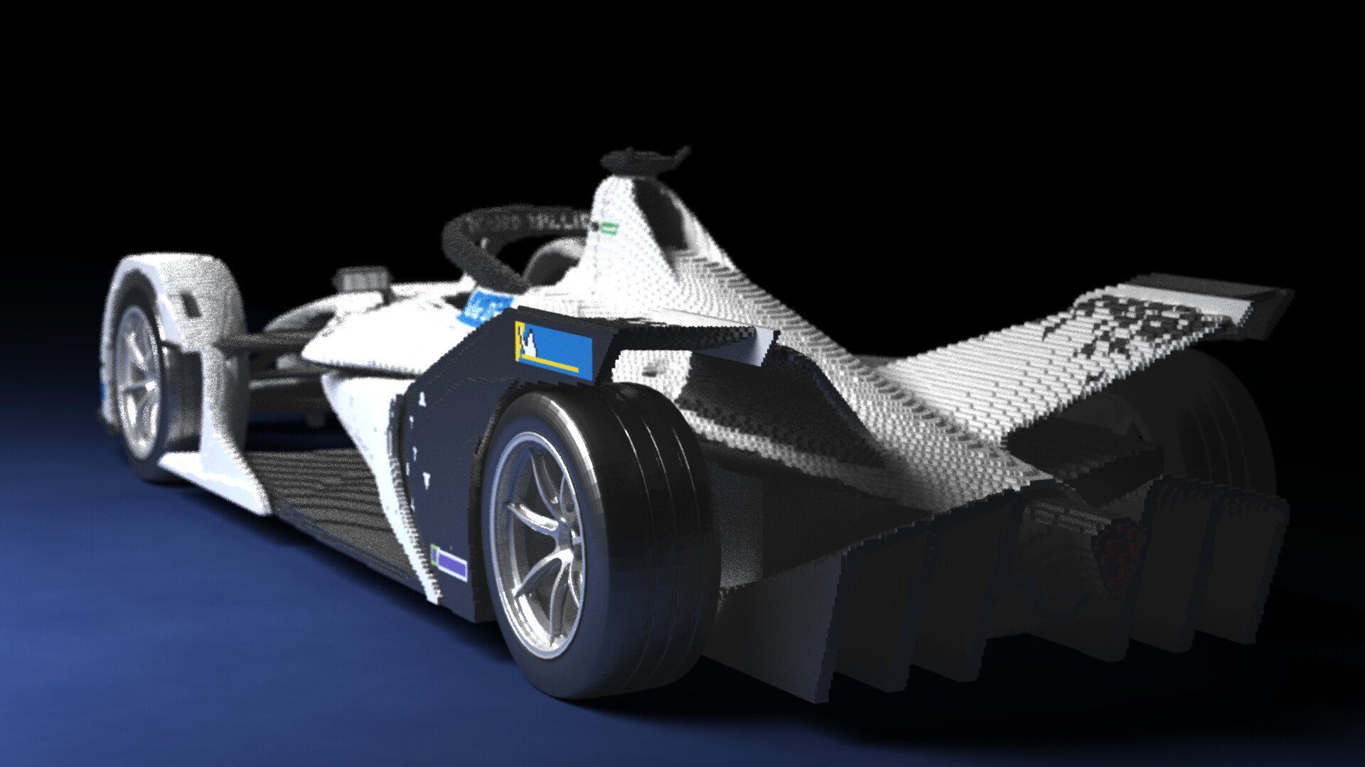 ArtStation - Full Scale Brick Built Formula E Gen 2 Car