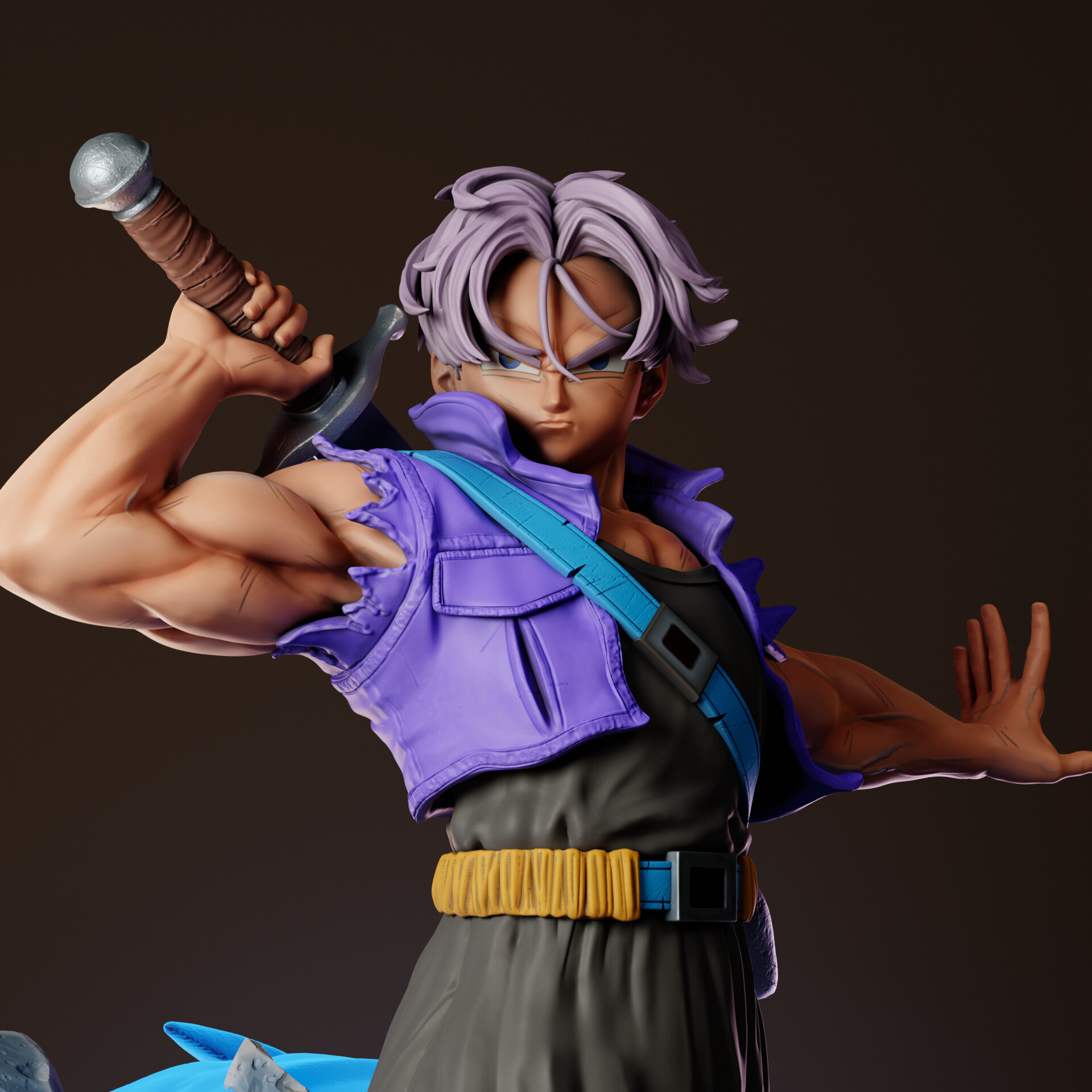 ArtStation - Dragon Ball Trunks Statue