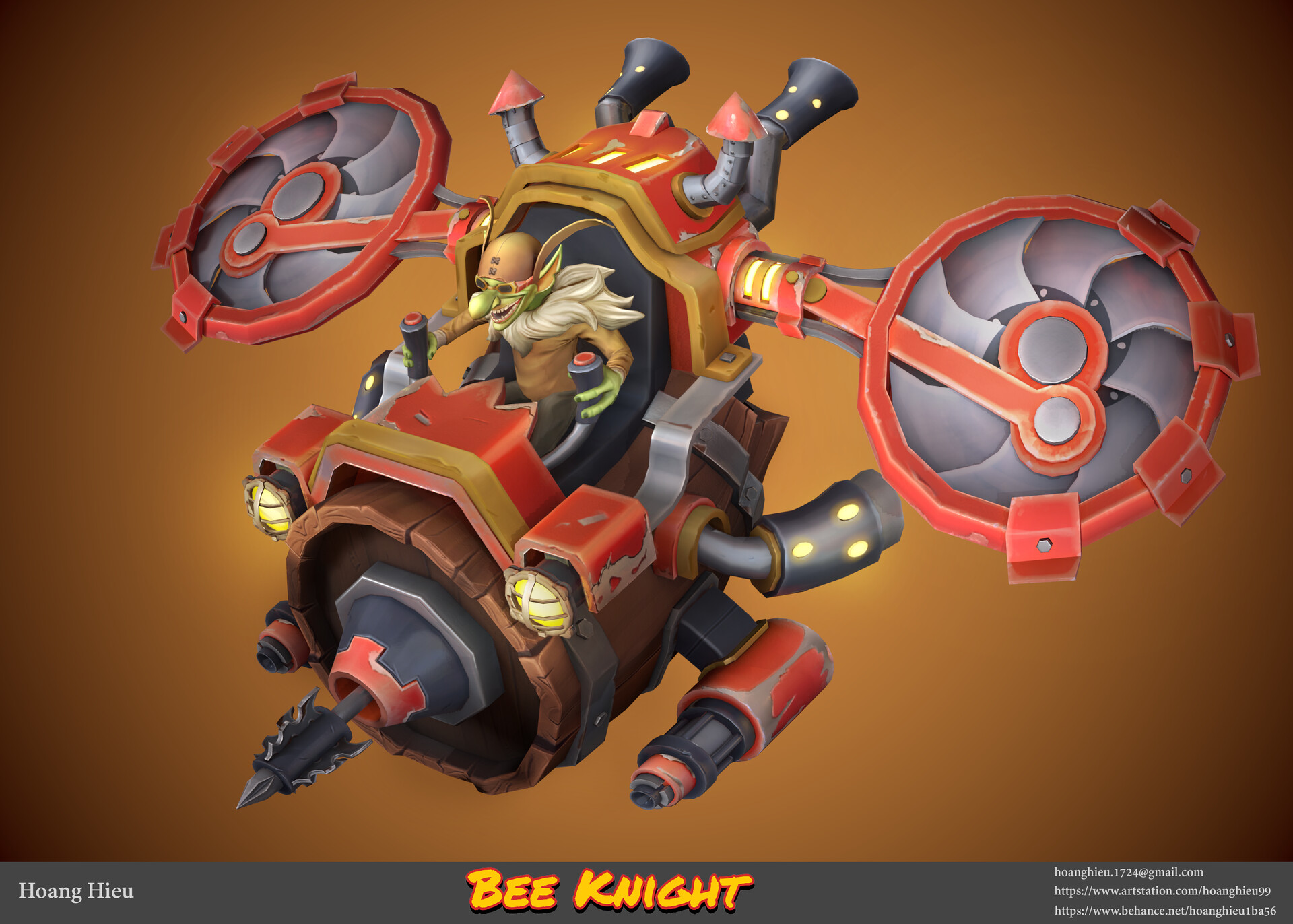 ArtStation - Bee Knight RIG