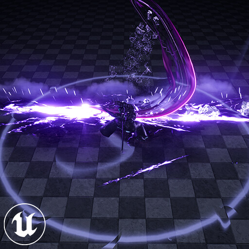 ArtStation - [UE5] Arcane Swordsman VFX
