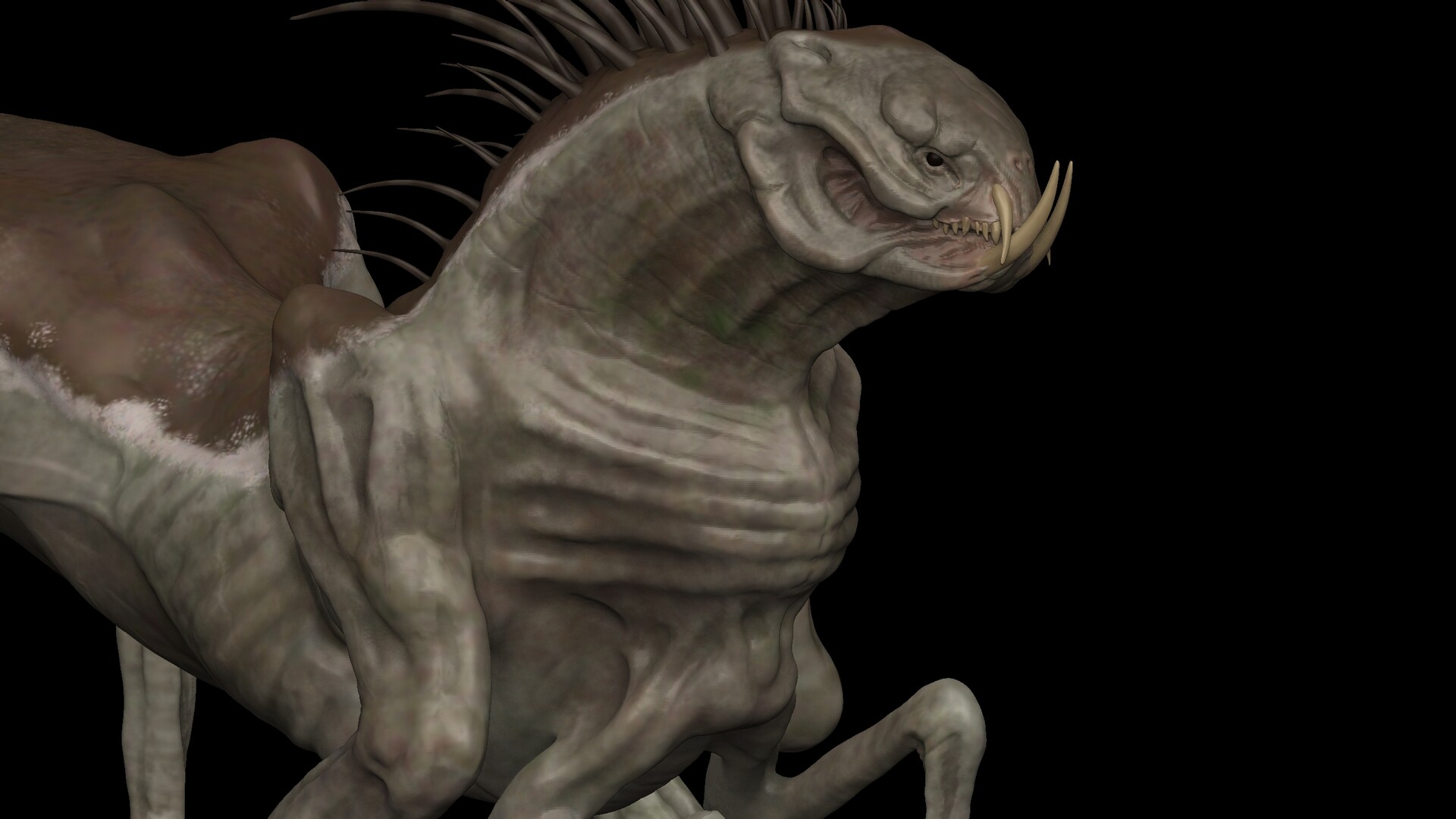 ArtStation - Predator Creature (Concept made by Ken Barthelmey)(WIP)