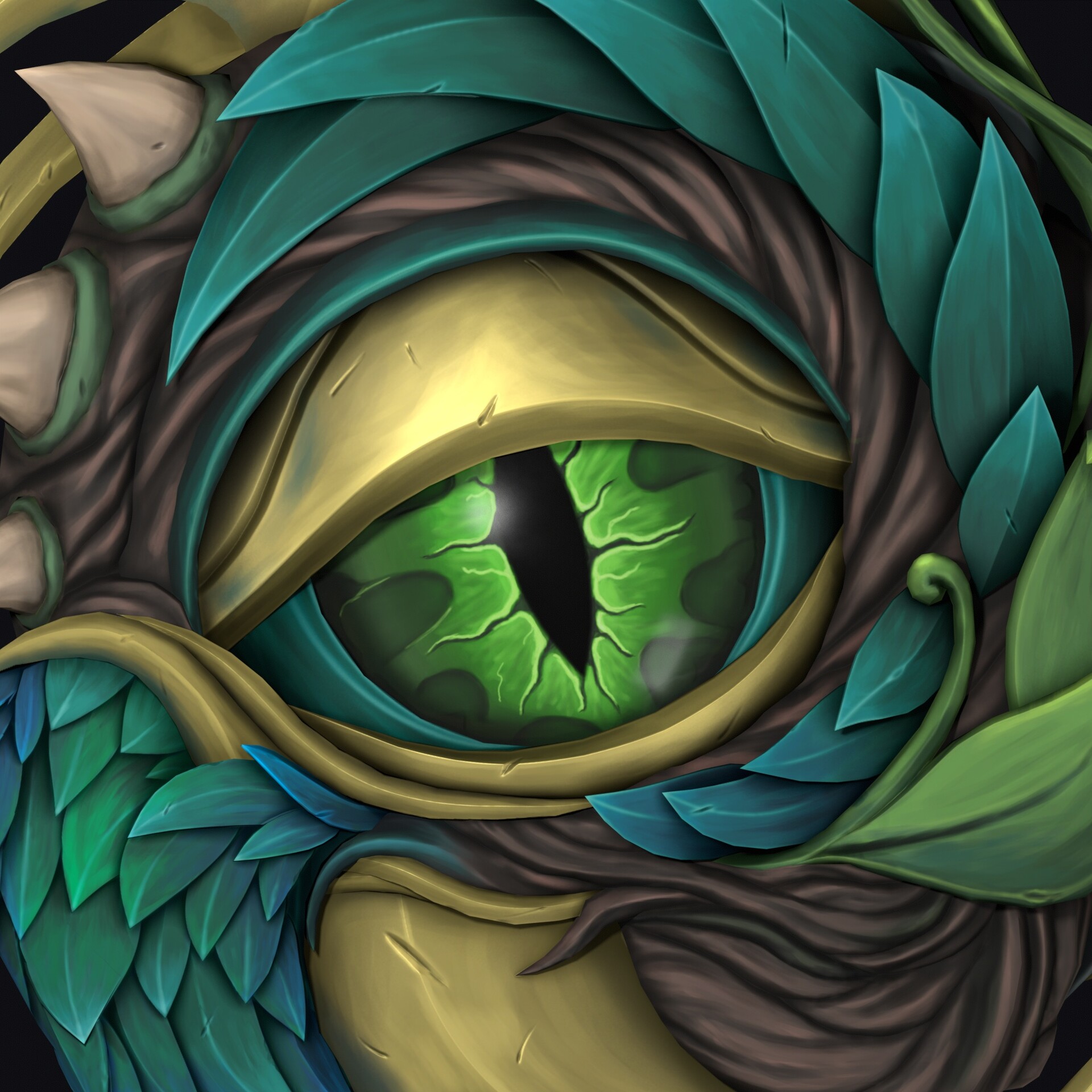 ArtStation - Stylized Dragon Amulet