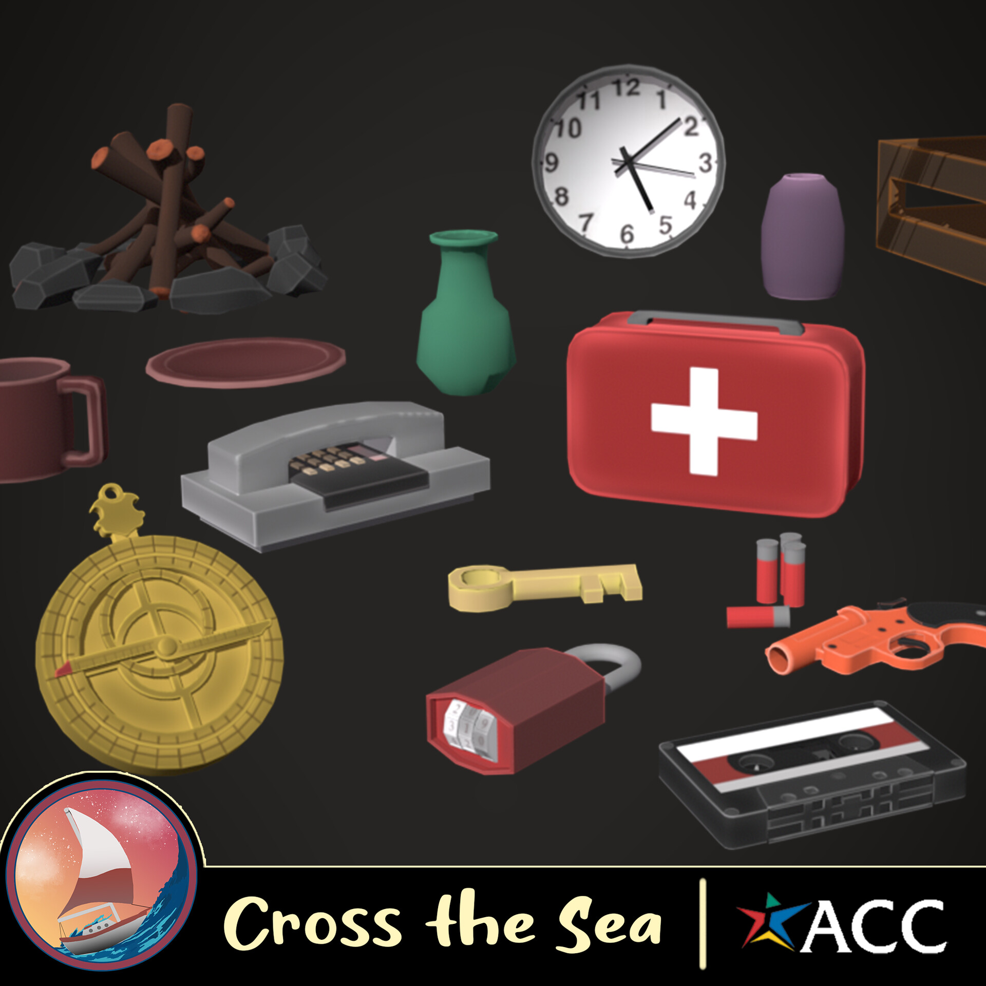 ArtStation - Cross the Sea - Asset Kits