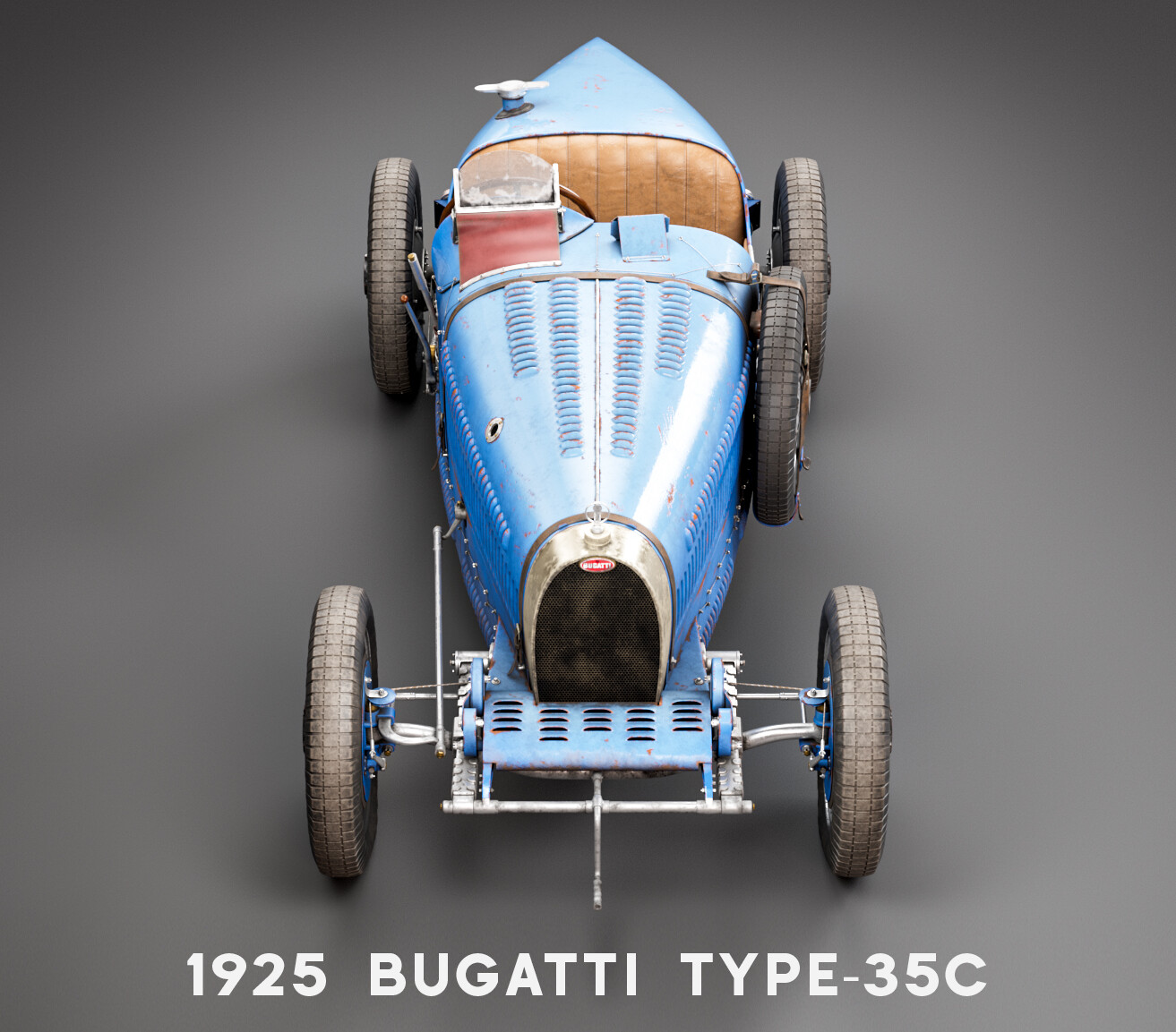 ArtStation - 1925 Bugatti Type-35C Grand Prix