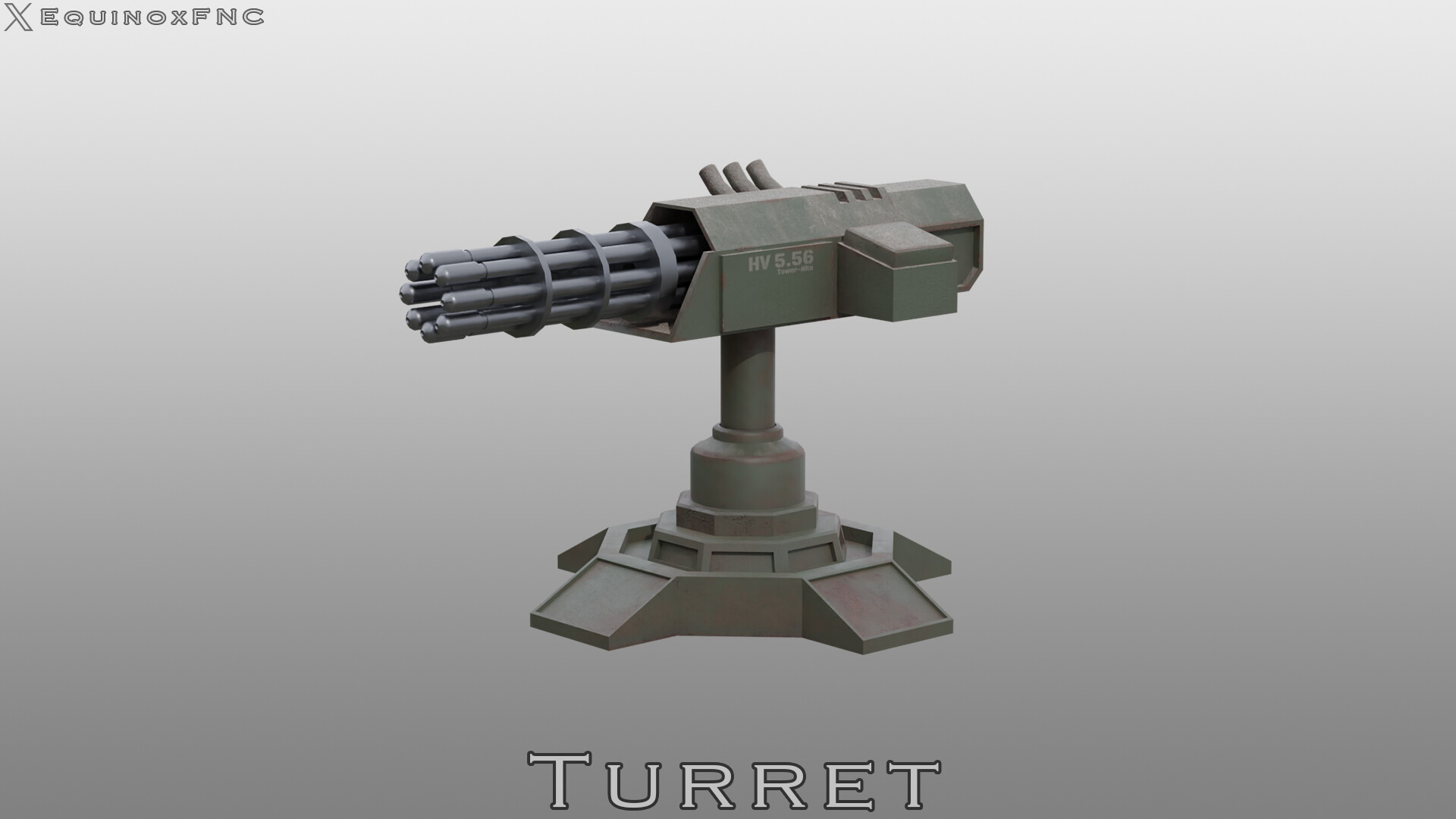 ArtStation - Turret Model