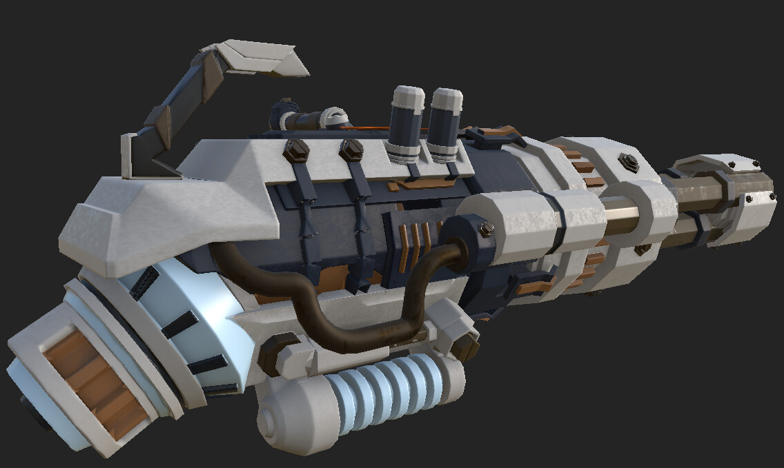 ArtStation - Stylized Minigun