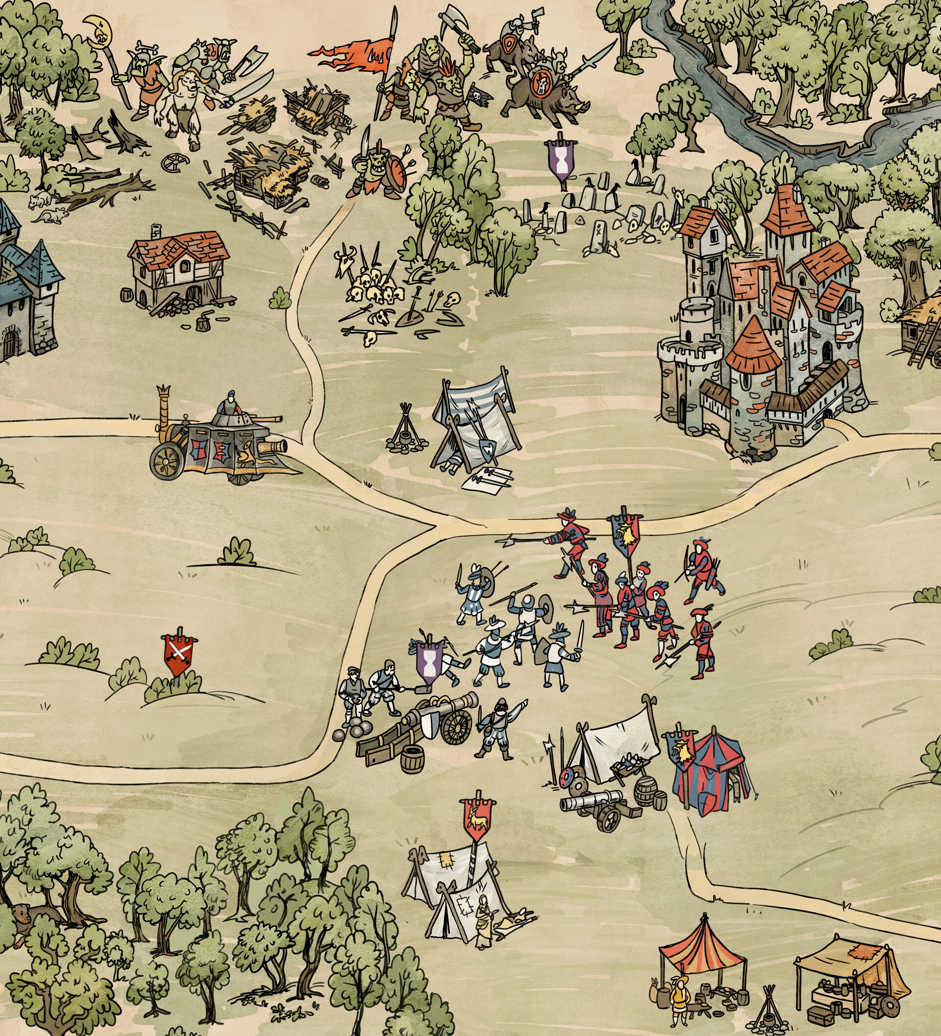 ArtStation - Warhammer fantasy map