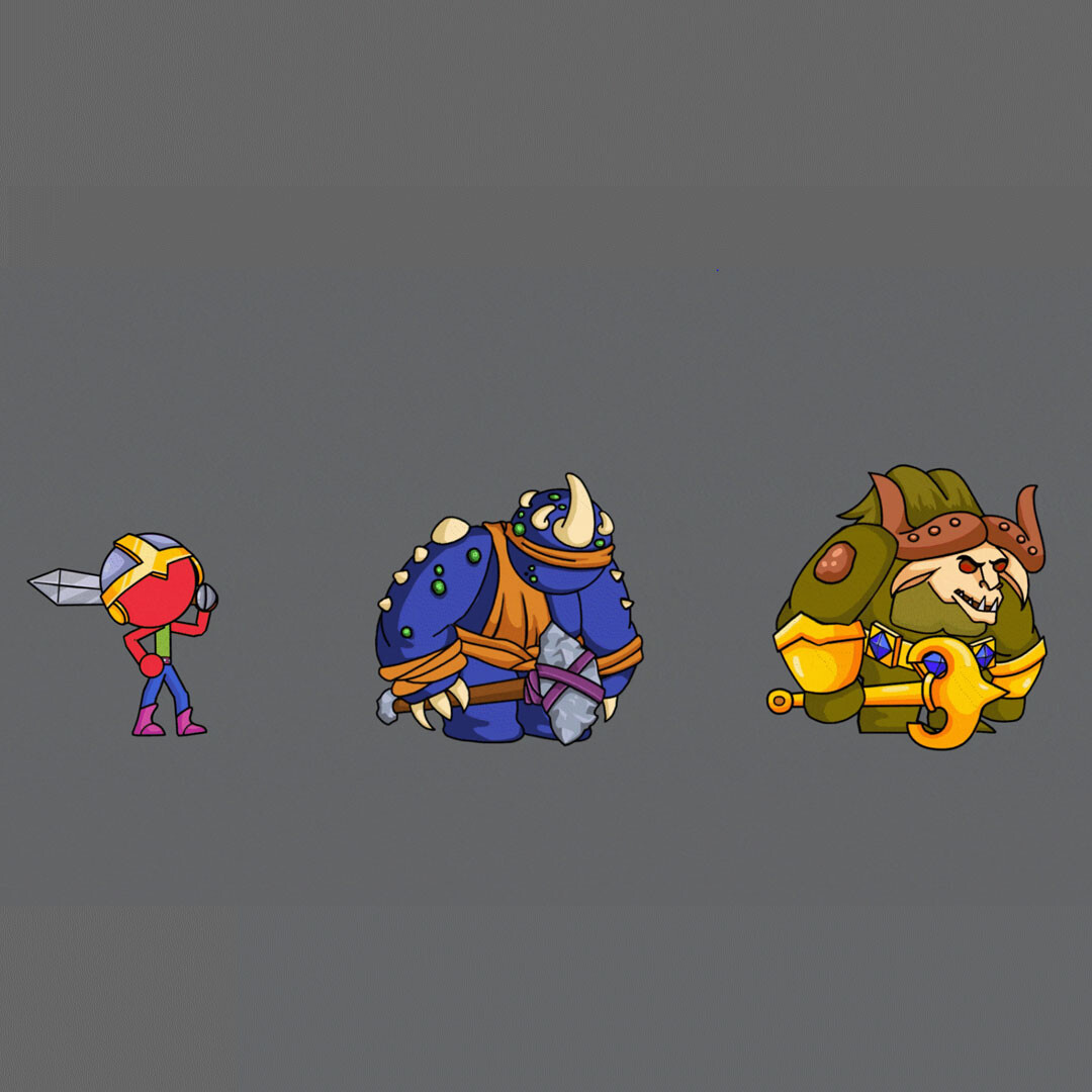 ArtStation - Stick War Enemies Animations